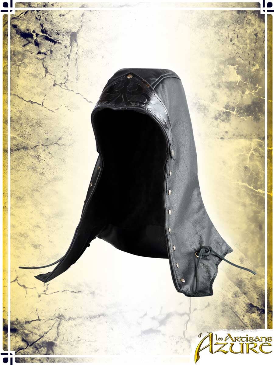 Assassin Leather Hood - Medieval leather hood for LARP – Les Artisans d ...