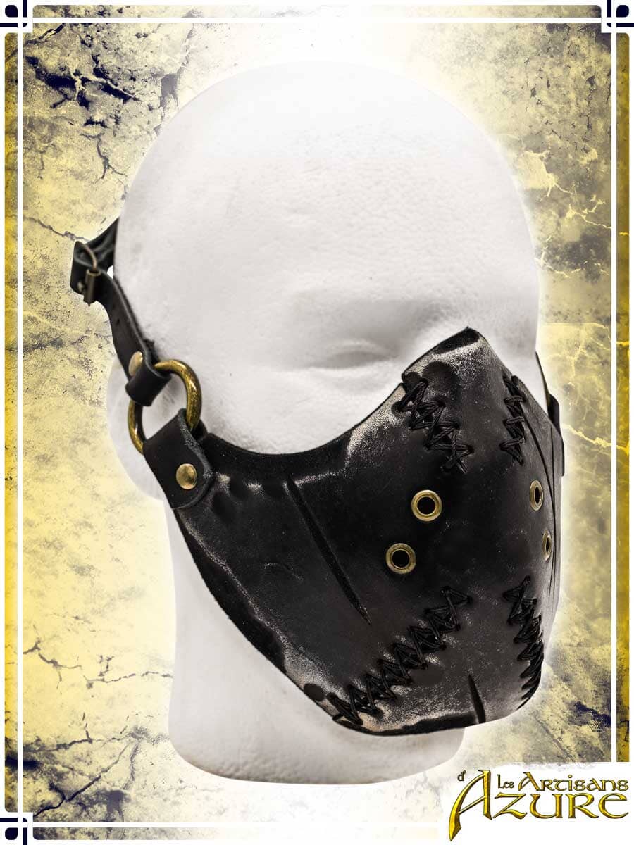 Ashwalker Muzzle Mask - Leather mask for Dark Fantasy LARP – Les ...