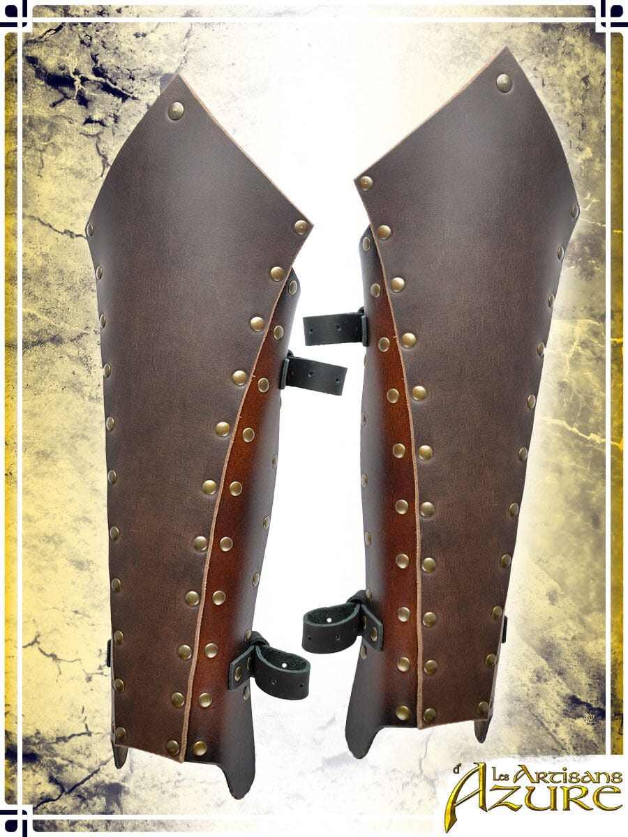 Outlaw Greaves - Medieval Leather Armor for LARP – Les Artisans d'Azure