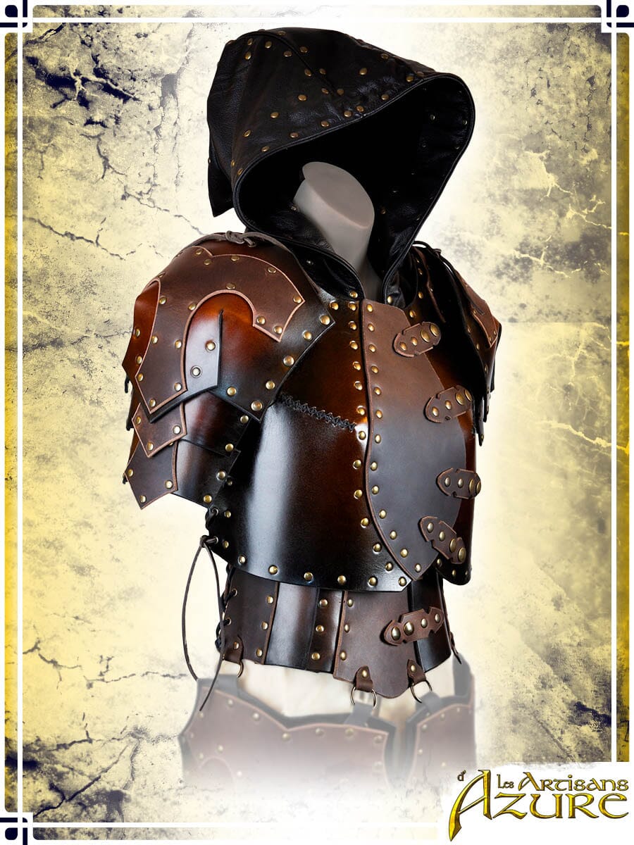 Outlaw Female Armor with Hood - Medieval Leather Breastplate – Les ...
