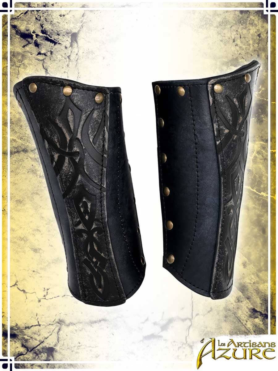 Shieldmaiden Ashen Bracers - Medieval Leather Armor for LARP – Les ...