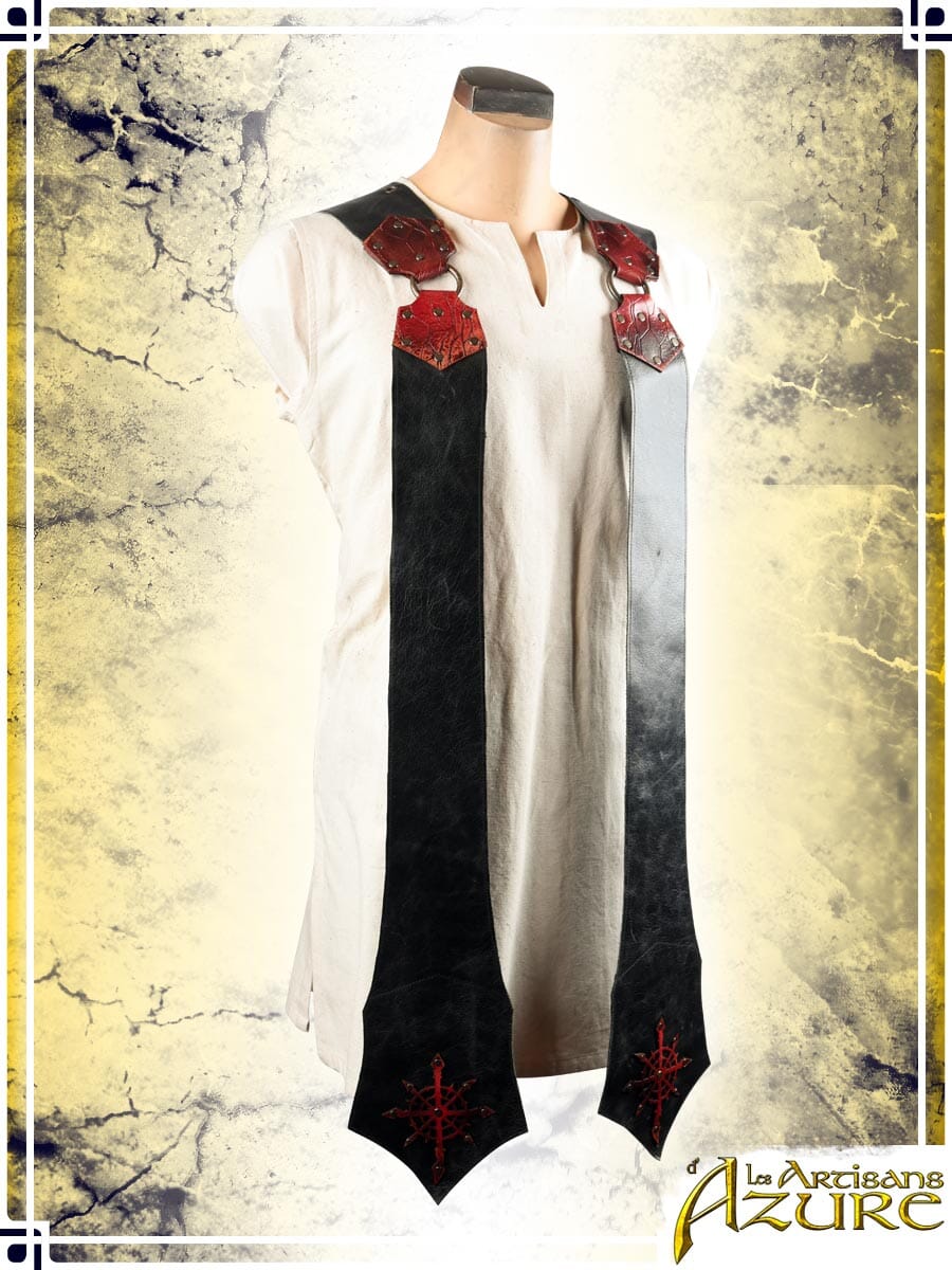 Chaos Leather Stole - Medieval Fantasy Accessory for LARP – Les ...