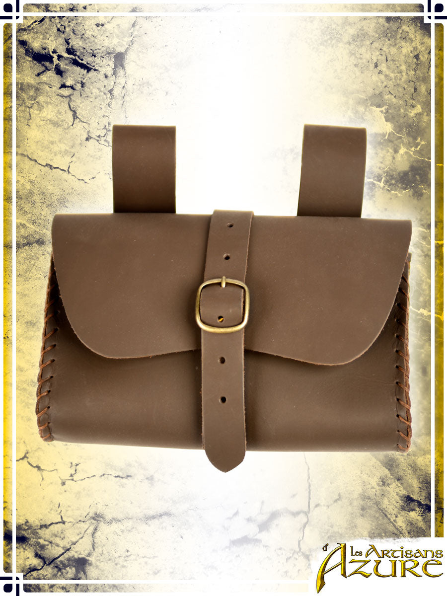 Rectangle Pouch - Medieval accessory for LARP wizard – Les Artisans d'Azure
