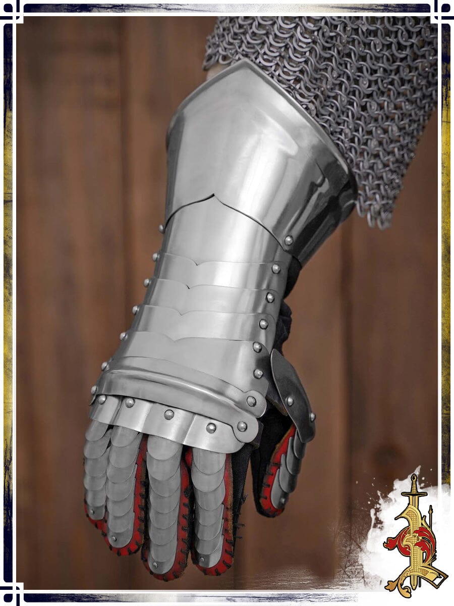 Squadron Gauntlets in 16ga Steel by Lord of Battles – Les Artisans d'Azure