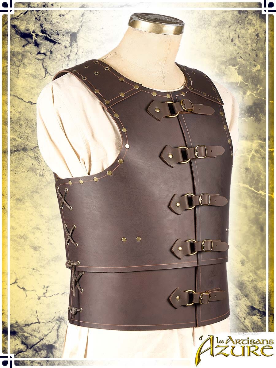 Warrior Vest - Leather LARP Armor – Les Artisans d'Azure