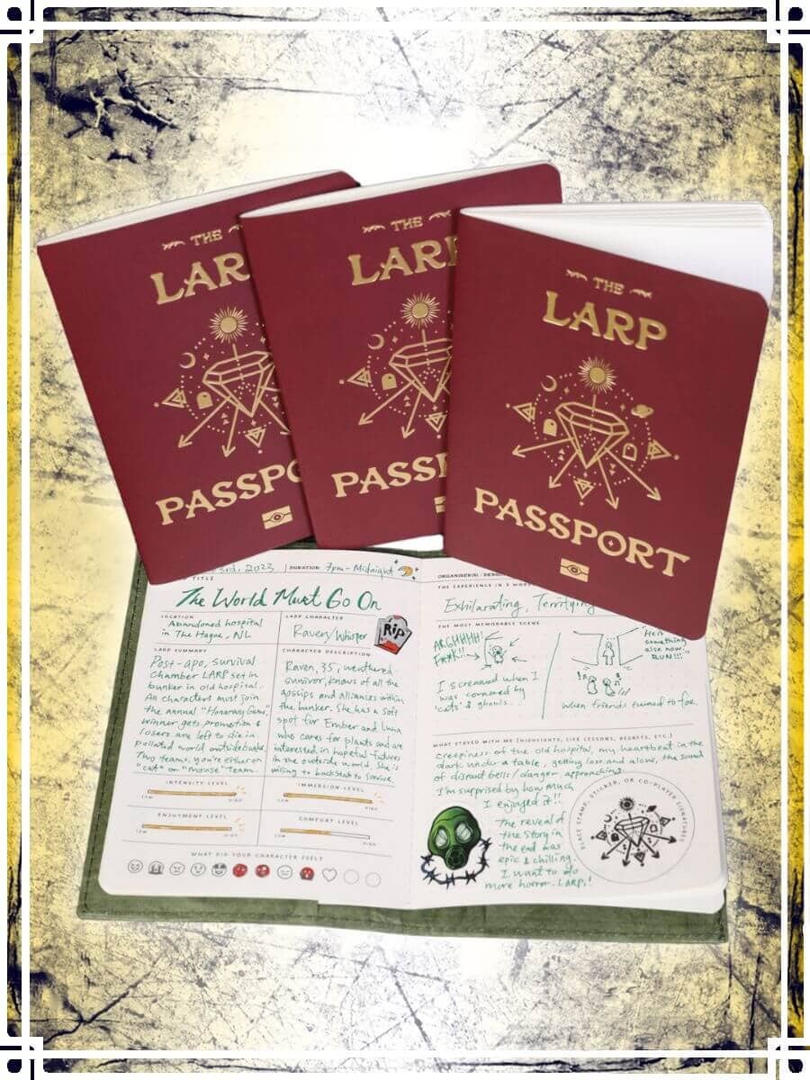 LARP Passport - Character’s travel log - In english only – Les Artisans ...