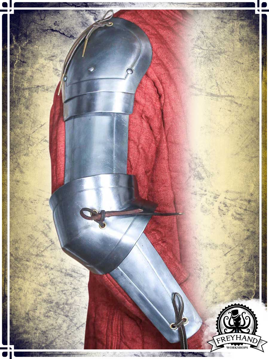 Rouven Light Plate Armor by Burgschneider for LARP – Les Artisans d'Azure