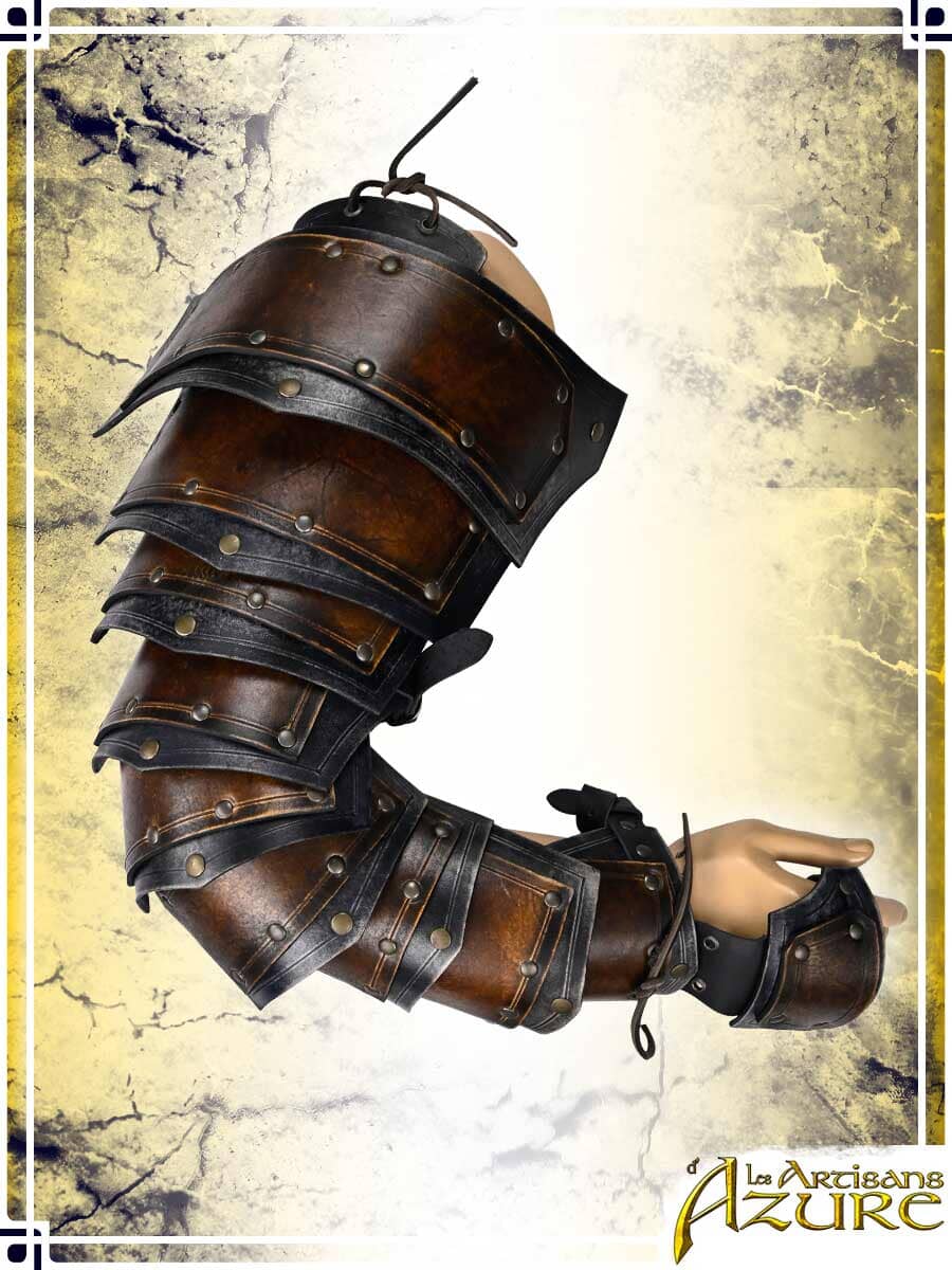 Gladiator Arm Armor Dragon Born Gladiator Scaled Leather Arm Guard