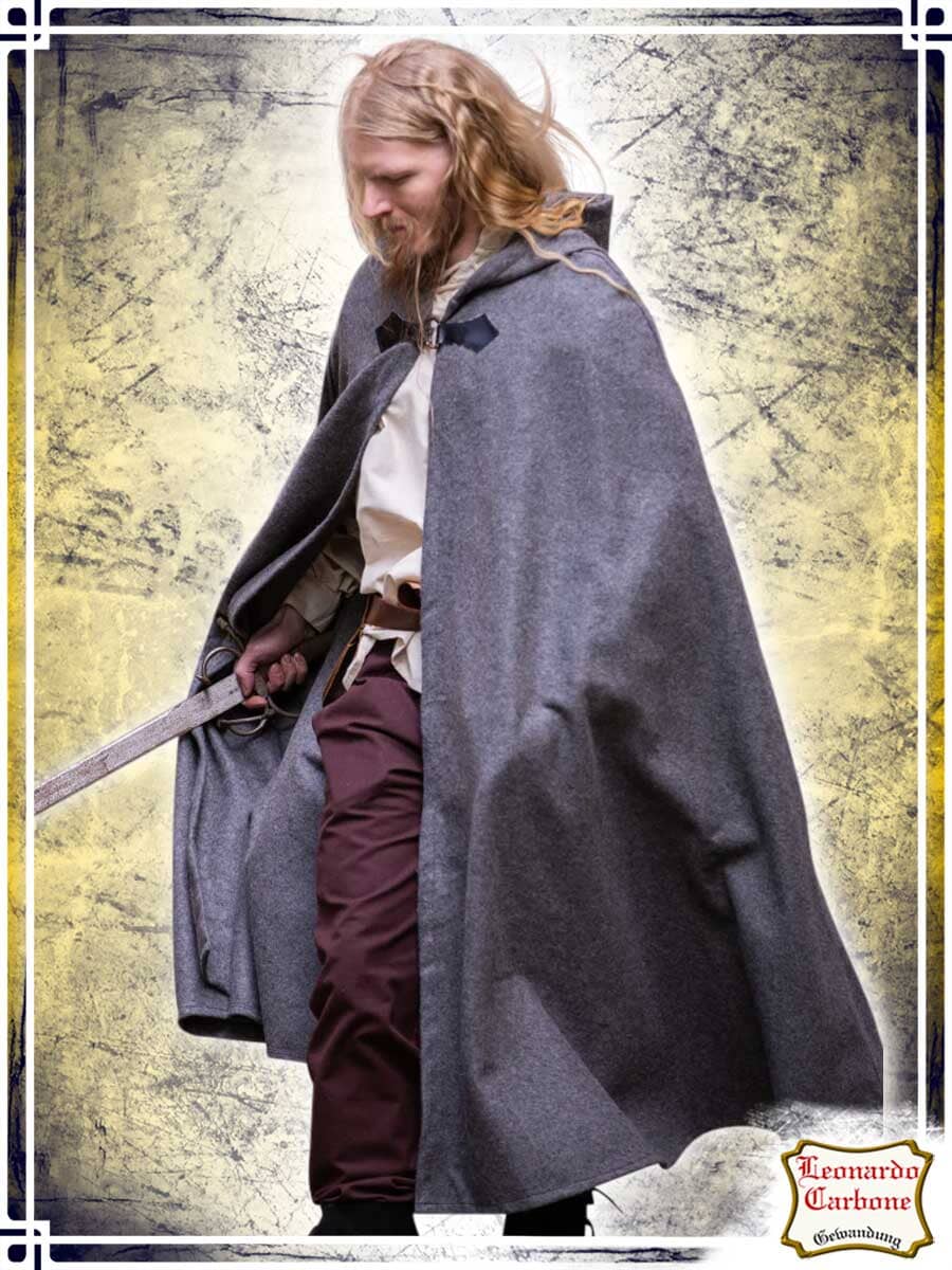 Cloak with Metal Buckle – Les Artisans d'Azure