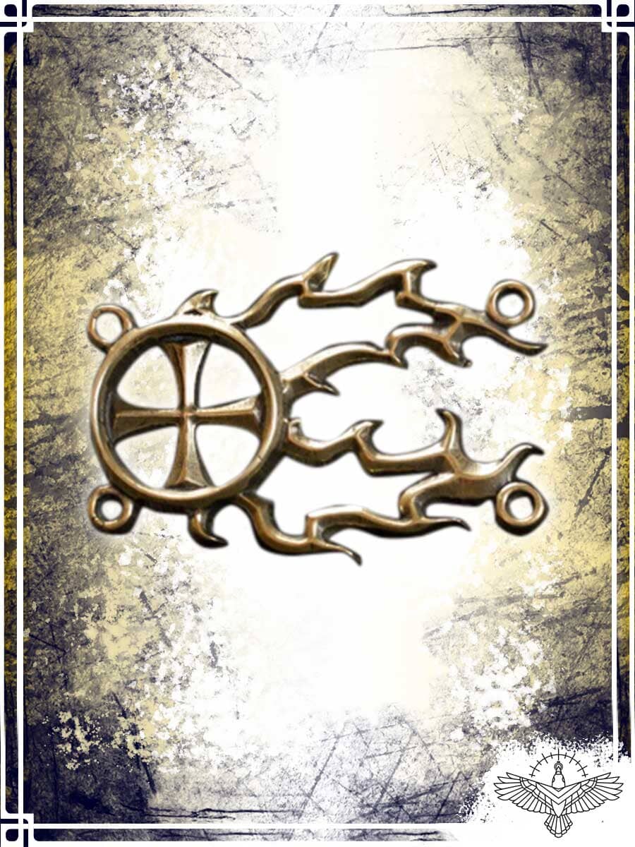 Twin tailed comet link for knight's chain – Les Artisans d'Azure