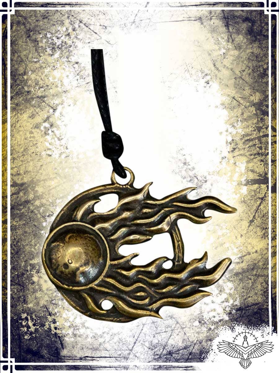 Pendant - Twin Tailed Comet – Les Artisans d'Azure